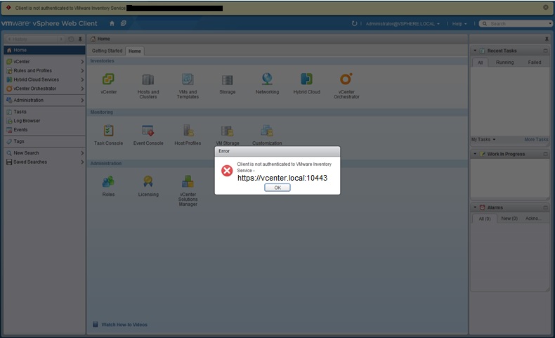 Resetting the VMware vCenter Inventory Database – ballblog